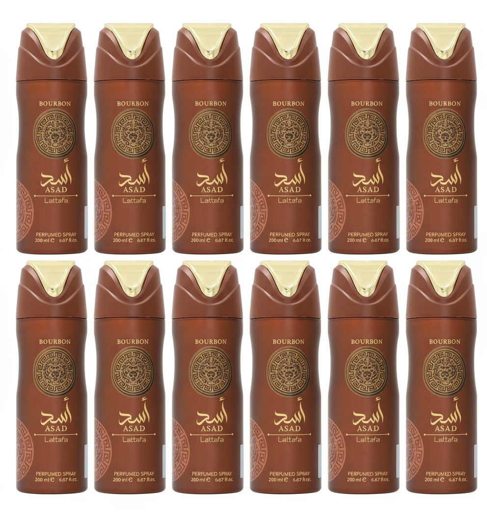 Lattafa - Asad Bourbon Deodorant Spray – TRUECOLOR WHOLESALE