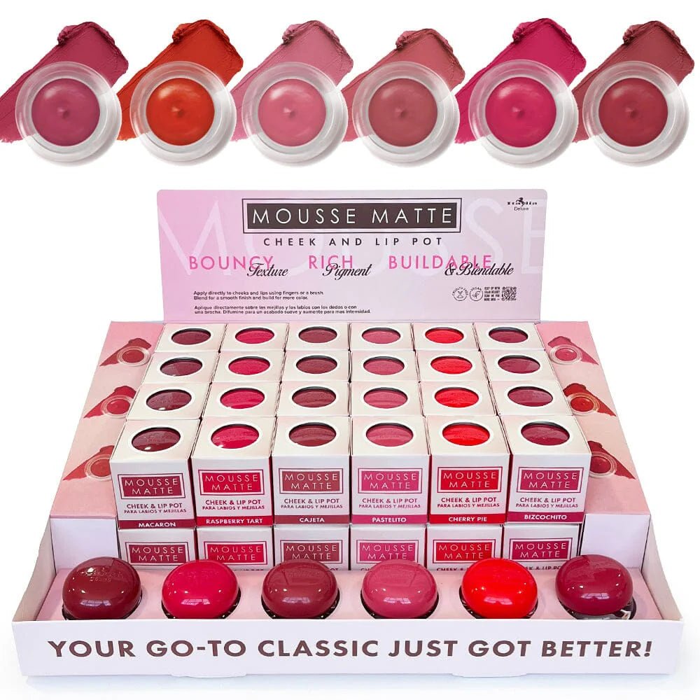 Italia Deluxe - Mousse Matte Cheek And Lip Pot – TRUECOLOR WHOLESALE