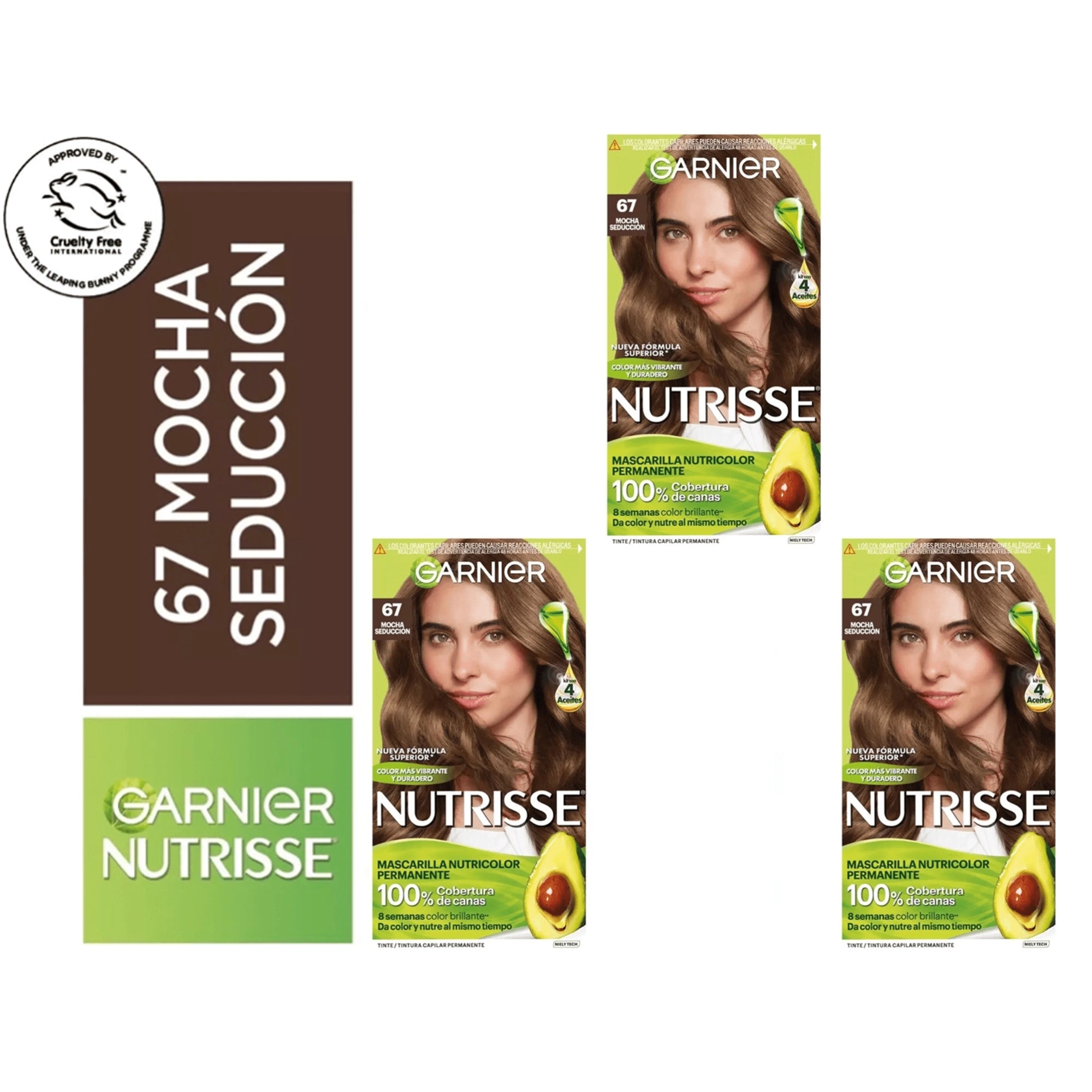 GARNIER - Hair Dye Nutrisse 67 Mocha Seduccion – TRUECOLOR WHOLESALE